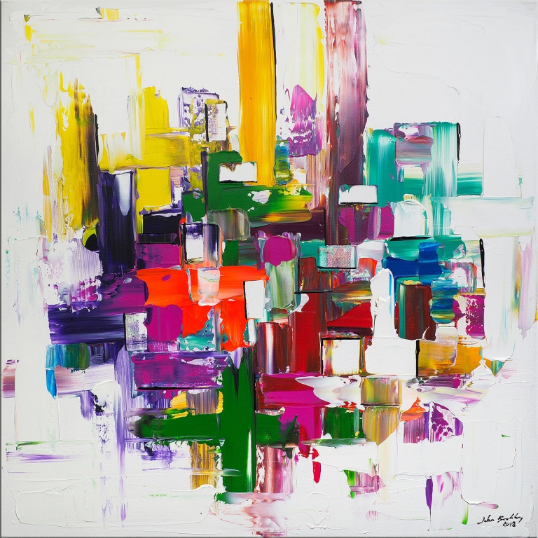 Artiste peintre contemporain, moderne et abstrait - John Beckley