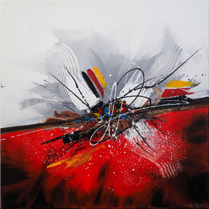 John Beckley Abstract Art - A large collection of abstract painting