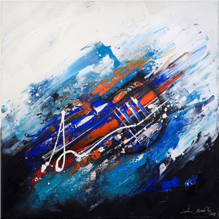 John Beckley Abstract Art - A large collection of abstract painting