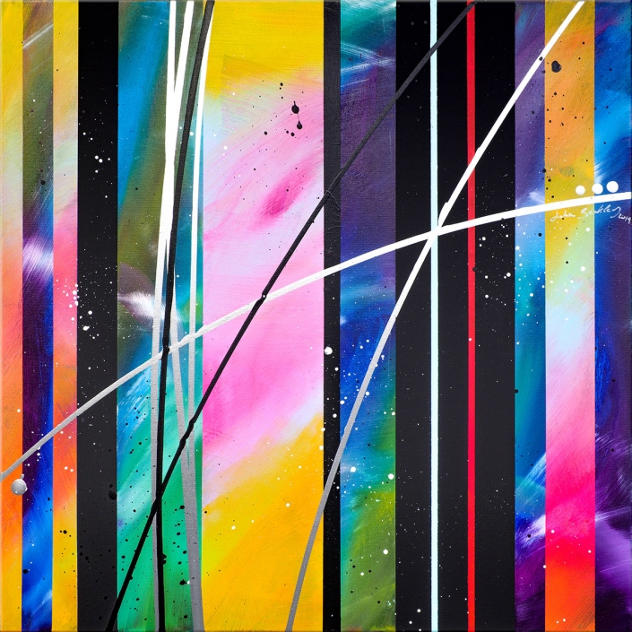 John Beckley Abstract Art - A large collection of abstract painting