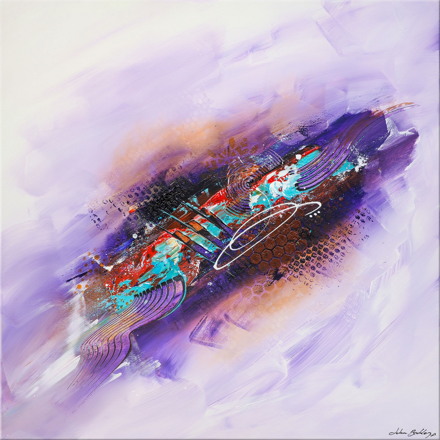 Artiste peintre contemporain, moderne et abstrait - John Beckley