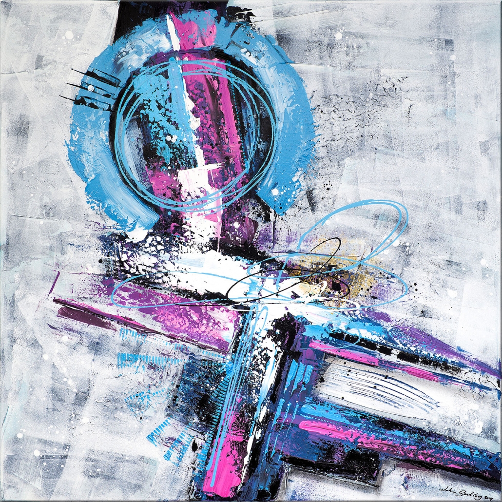 John Beckley Abstract Art - A large collection of abstract painting