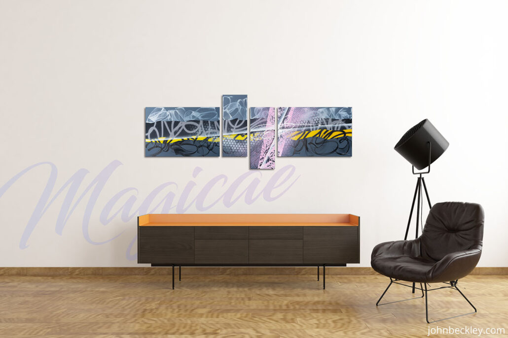 Artiste peintre contemporain, moderne et abstrait - John Beckley